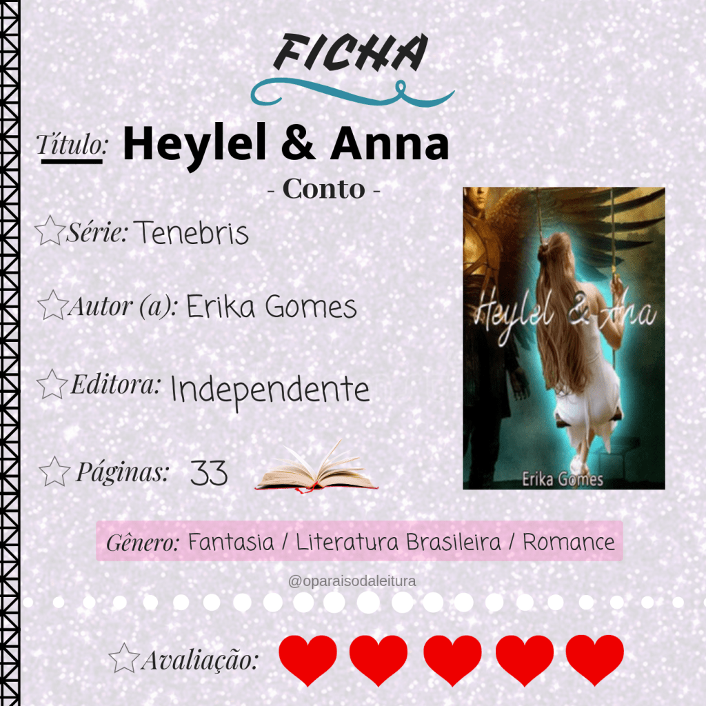 Heylel & Anna [CONTO] – Tenebris – Blog O Paraíso da Leitura
