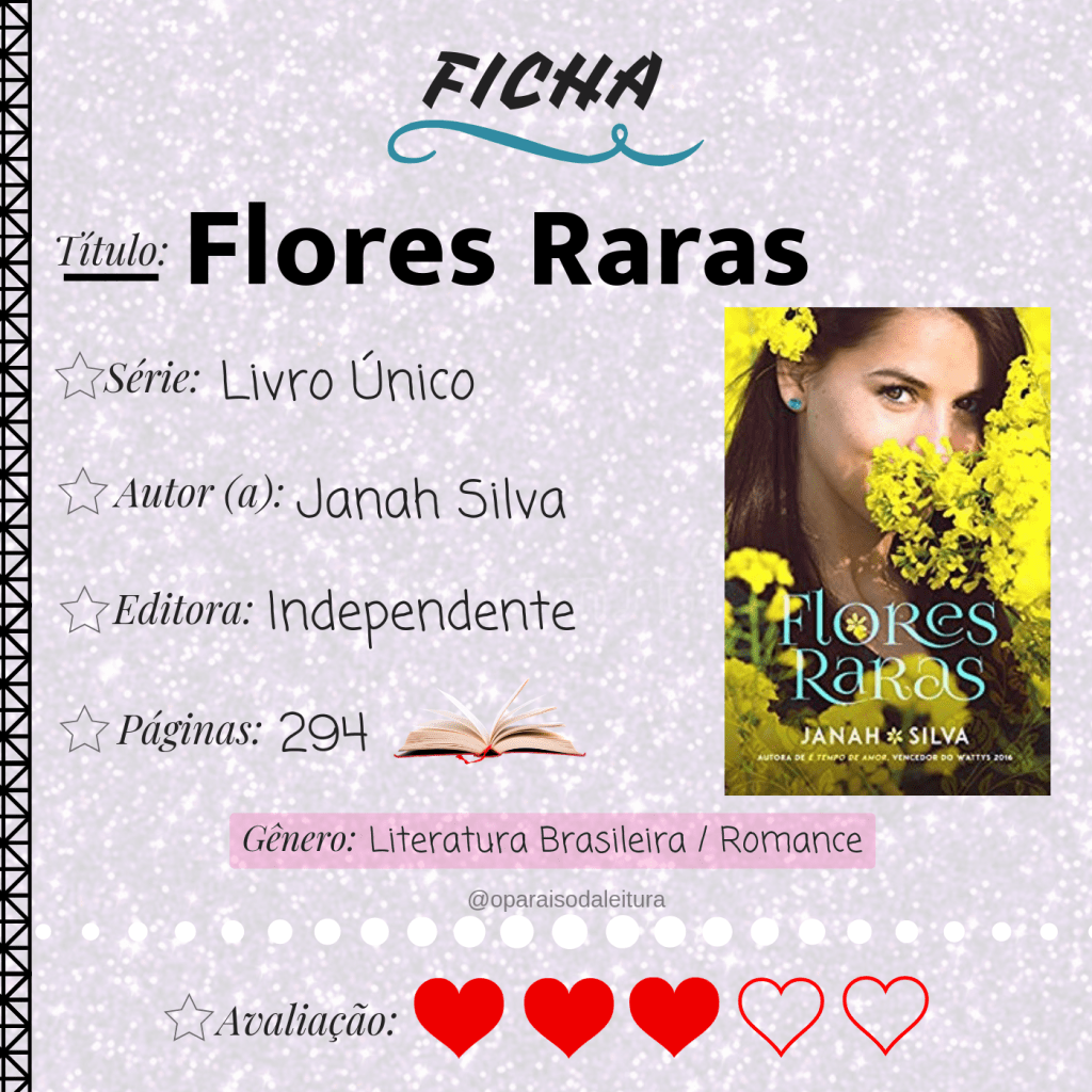Flores Raras – Blog O Paraíso da Leitura